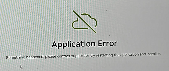 Applications Error - NVIDIA AI Workbench - NVIDIA Developer Forums