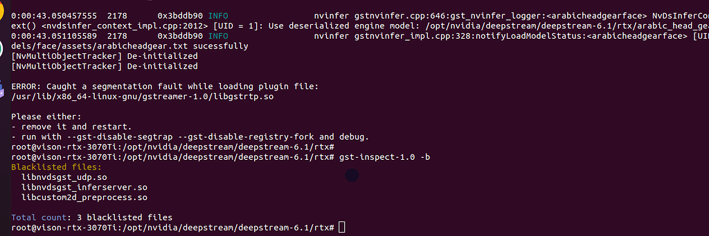 Segmentation fault from libgstrtp.so - DeepStream SDK - NVIDIA ... Segmentation fault from libgstrtp.so - DeepStream SDK - NVIDIA ...