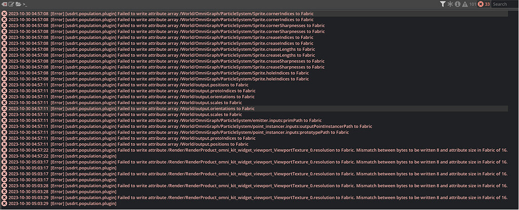 Cesium | Particles Error | USD Composer 2023.2.0 Beta - Samples & Examples - NVIDIA Developer Forums