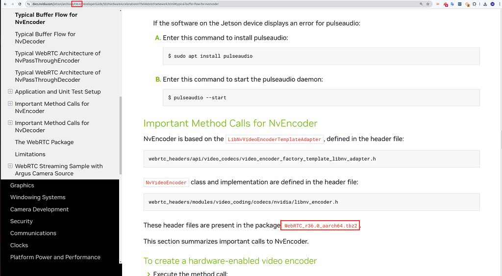 Webrtc release lack nvencoder header,and where can i download 36.0 specific version webrtc ...