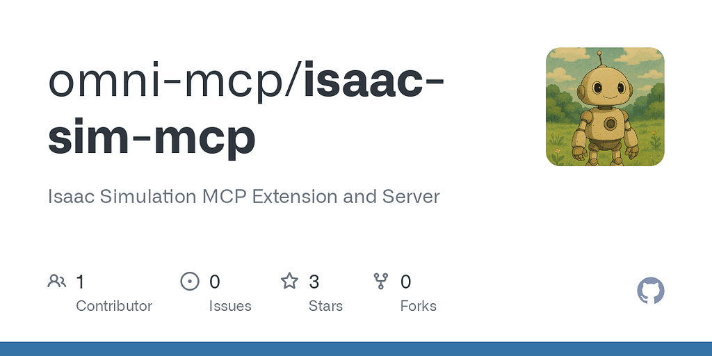 Isaac MCP Server support is available! - Isaac Sim - NVIDIA Developer Forums