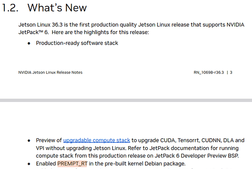 Orin 36.3 with Preempt_RT patch - Jetson AGX Orin - NVIDIA Developer Forums