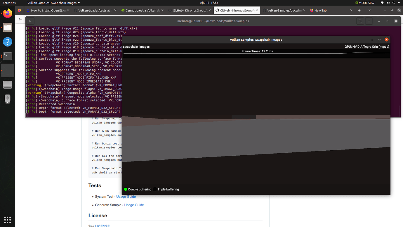 Cannot creat a Vulkan device, Try updating your video driver to more recent version - Jetson AGX ...