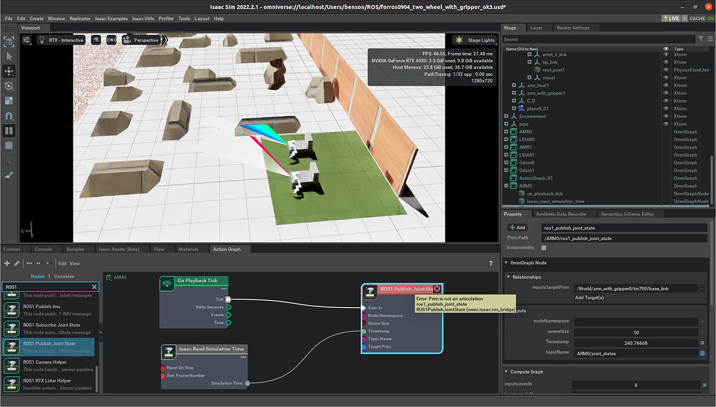 How can i fix Prim is not an articulation - Isaac Sim - NVIDIA ...
