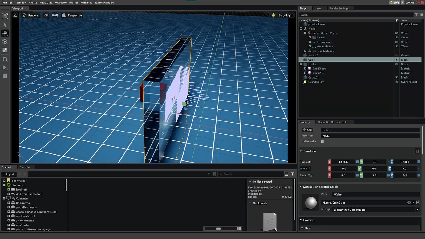 Isaac Sim RTX LiDAR Sensor interacting with transparent and reflective objects - Isaac Sim ...