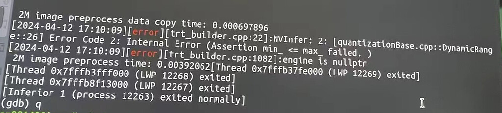 Internal Error (Assertion min_