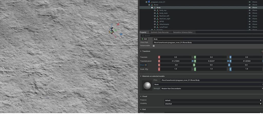 Axis and transform change drastically when pressing 'play simulation' - Isaac Sim - NVIDIA ...