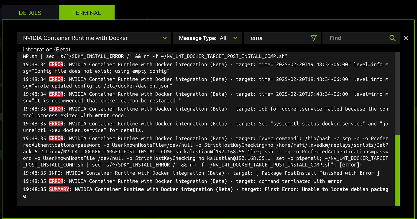 Error with “Nvidia Container Runtime with Docker Integration” on AGX Orin with JP6.2 - Jetson ...