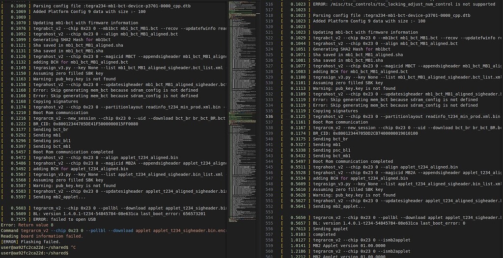Flash.sh fail when used "sudo reboot force recovery" - Jetson AGX Orin - NVIDIA Developer Forums