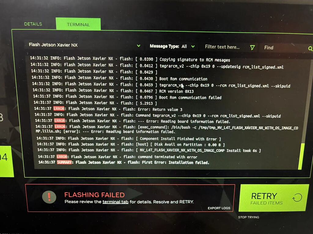 Xavier nx reading board information fail - Jetson Xavier NX - NVIDIA Developer Forums