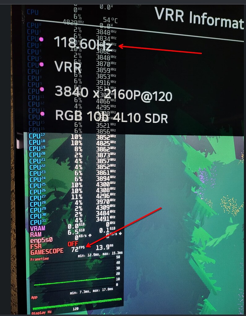 VRR not working correctly in gamescope native or nested 555/560 ... VRR not working correctly in gamescope native or nested 555/560 ...