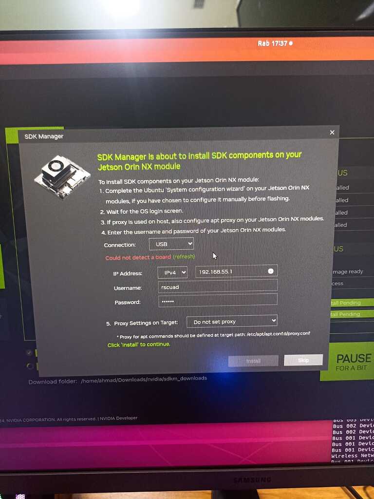 Flash with NVIDIA SDK Manager - Jetson Orin NX - NVIDIA Developer Forums