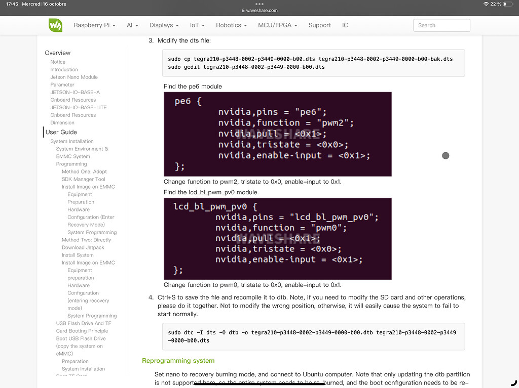 Jetson OKDO C100 - PWM GPIO - Jetson Nano - NVIDIA Developer Forums