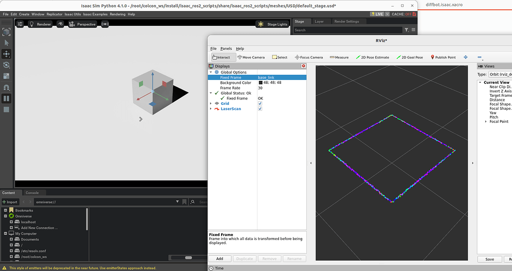 Why azimuth deg settings are ignored? - Isaac Sim - NVIDIA Developer Forums