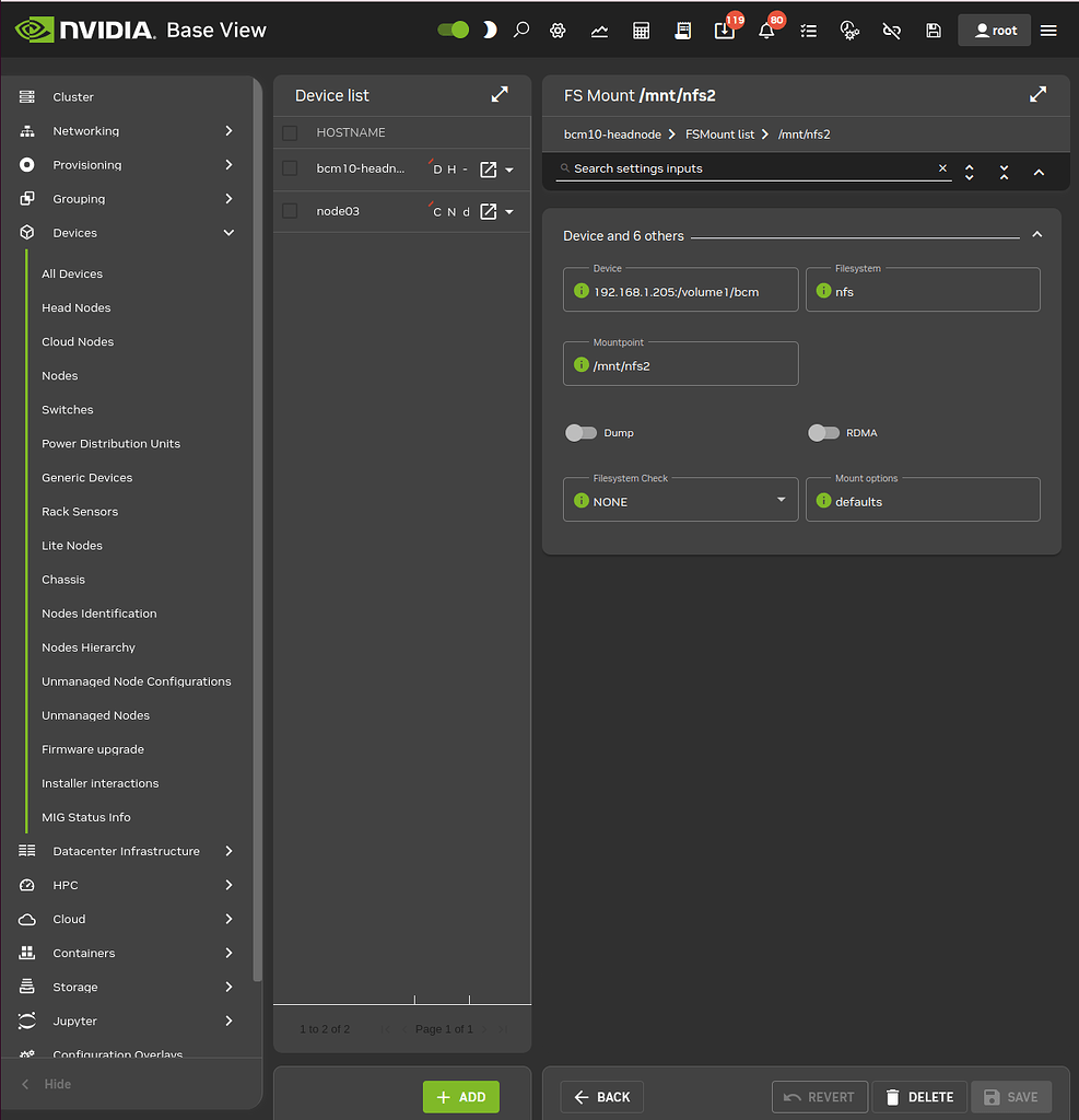 BCM NFS Mounting Problem - DGX Systems (Data Center) - NVIDIA Developer ...