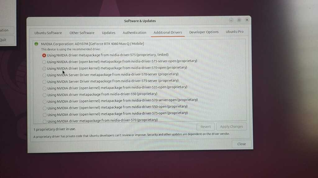 Random Freezing issues in NVIDIA GeForce RTX 4060 (Dell G16 7630 (Core i7-13650HX ) s on Ubuntu ...