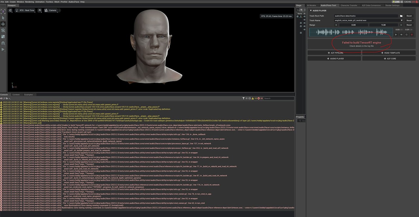 Failed to build TensorRT engine - Omniverse - NVIDIA Developer Forums
