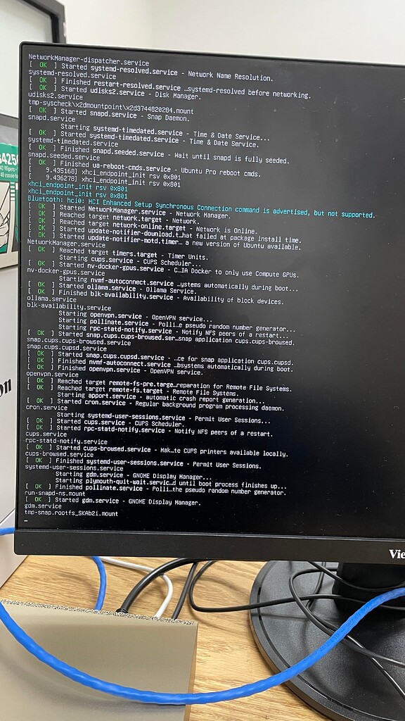 DGX Spark boot failure after installing LLM model - DGX Spark / GB10 ...
