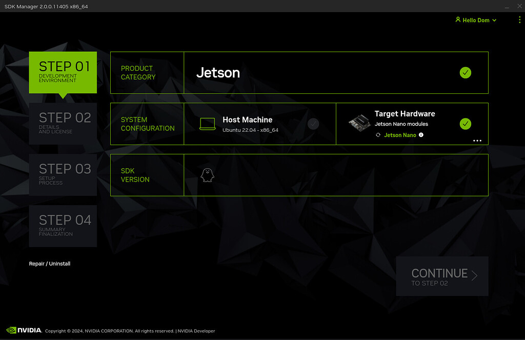 Nano J1010 Reflash With SDK Manager Stuck Step 1 - Jetson Nano - NVIDIA ...