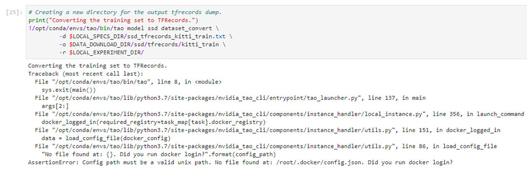 Tao Qucik Start Notebook Guide Error Tao Toolkit Nvidia Developer Forums