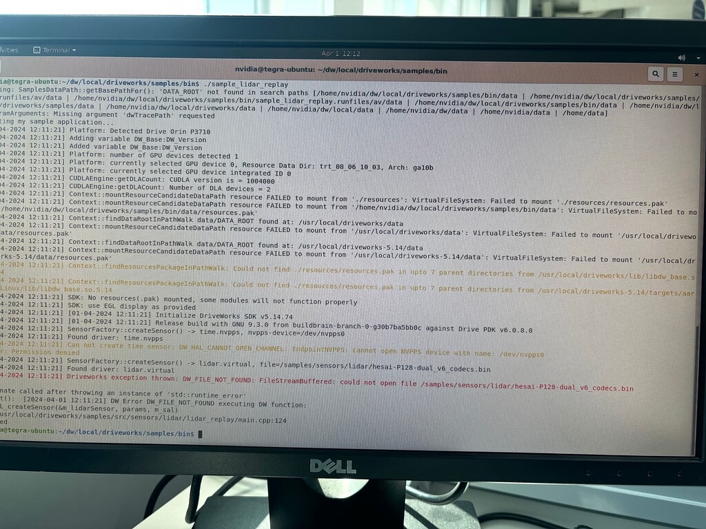 Velodyne VLP 16 Driveworks - DRIVE AGX Orin General - NVIDIA Developer ...