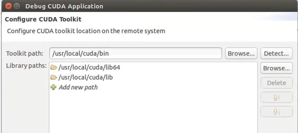 Debug CUDA Application - Can't get past this step in User Guide ... Debug CUDA Application - Can't get past this step in User Guide ...