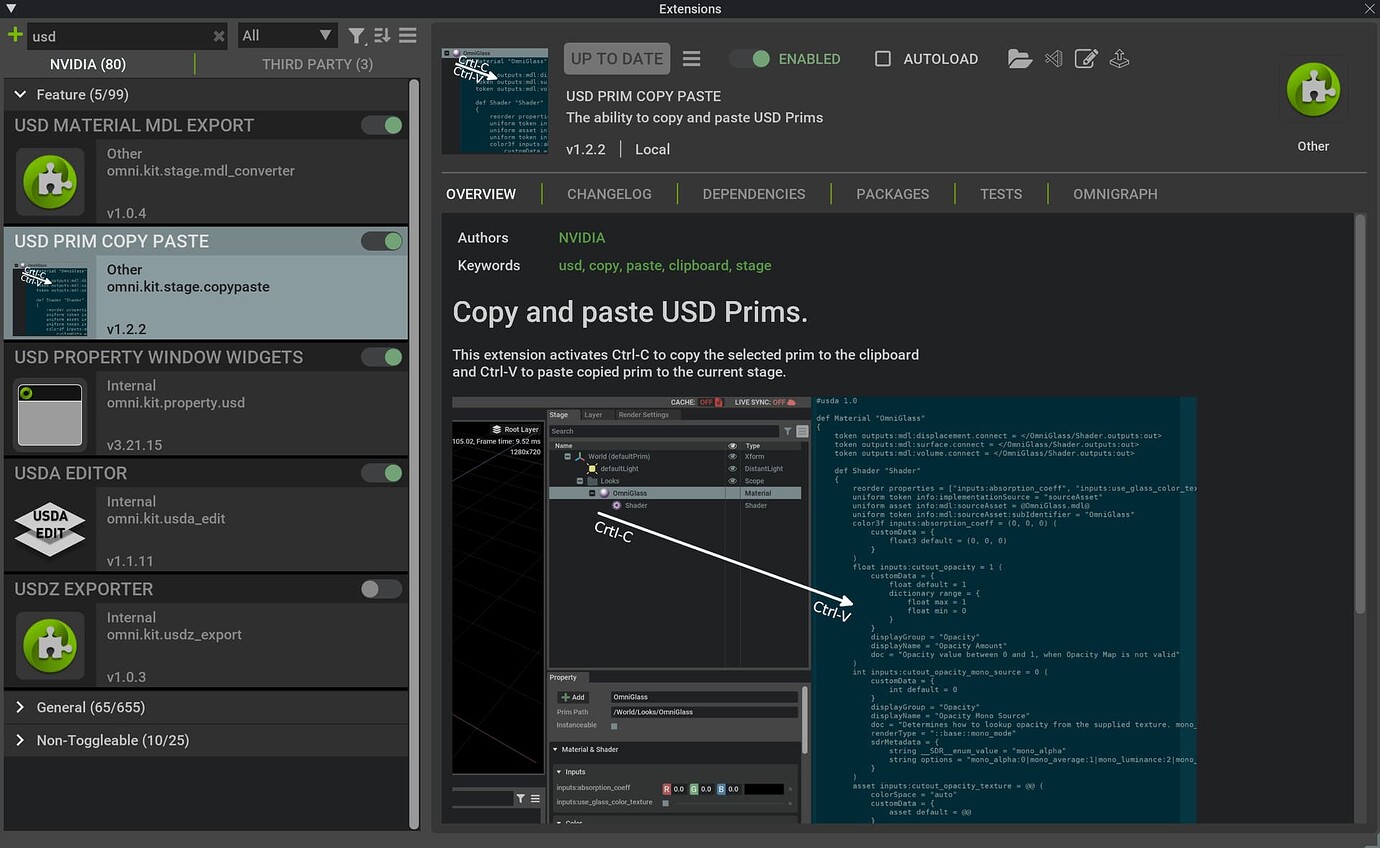 Copying Action Graph from one usd to another - Isaac Sim - NVIDIA Developer Forums