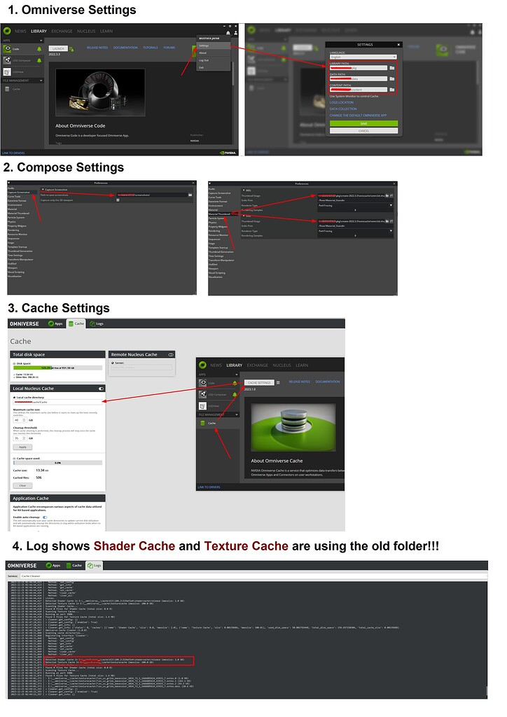Change cache location in omniverse settings - General Discussion - NVIDIA Developer Forums