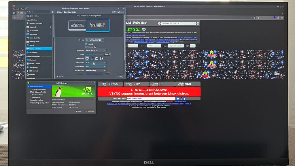 Half the framerate under wayland - Nvidia Quadro T2000 - Linux - NVIDIA Developer Forums