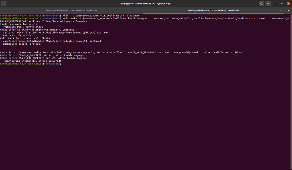 Unable to cross compile sample examples on Drive Orin - DRIVE AGX Orin ... Unable to cross compile sample examples on Drive Orin - DRIVE AGX Orin ...