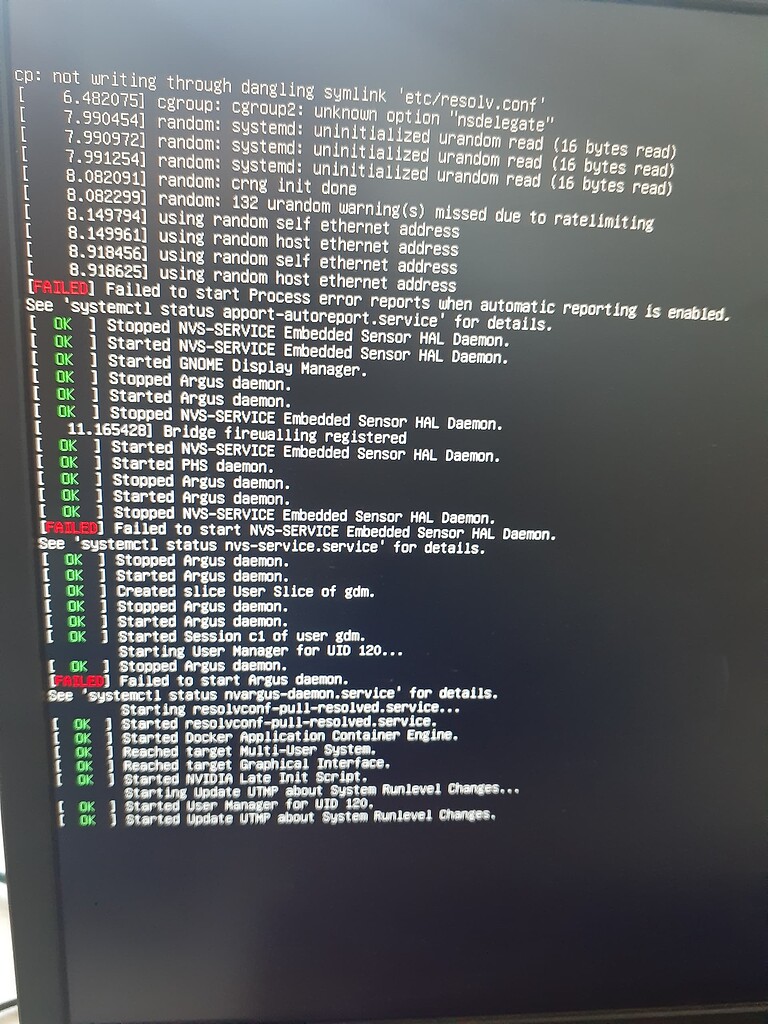 AGX Xavier Stucks at Boot Screen - Jetson AGX Xavier - NVIDIA Developer Forums