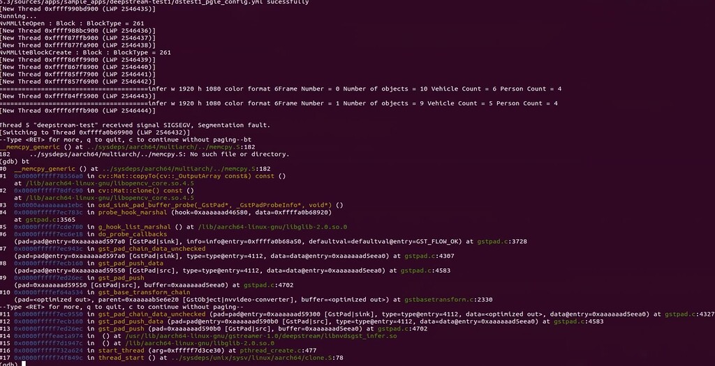 Opencv mat clone osd frame coredump - DeepStream SDK - NVIDIA Developer Forums