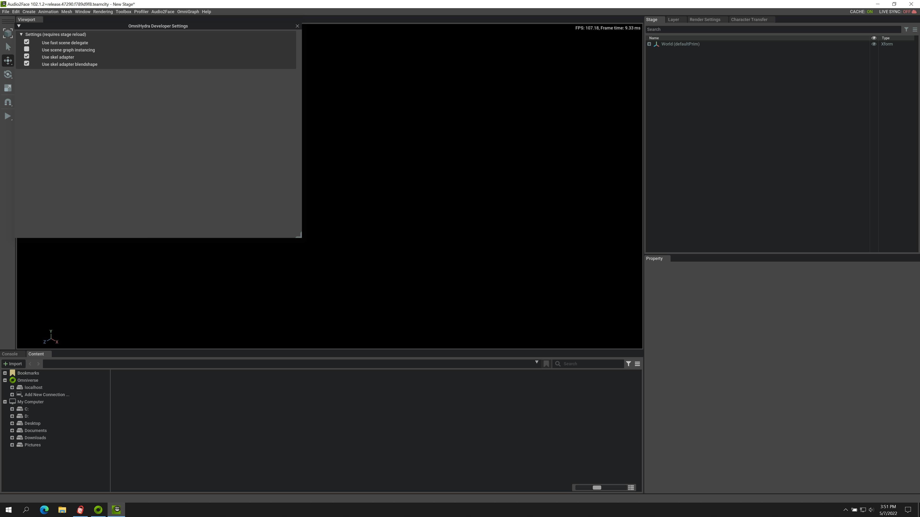 Can Anyone Tell Me Why Audio2face Is Not Opening Properly Audio2face Closed Nvidia 