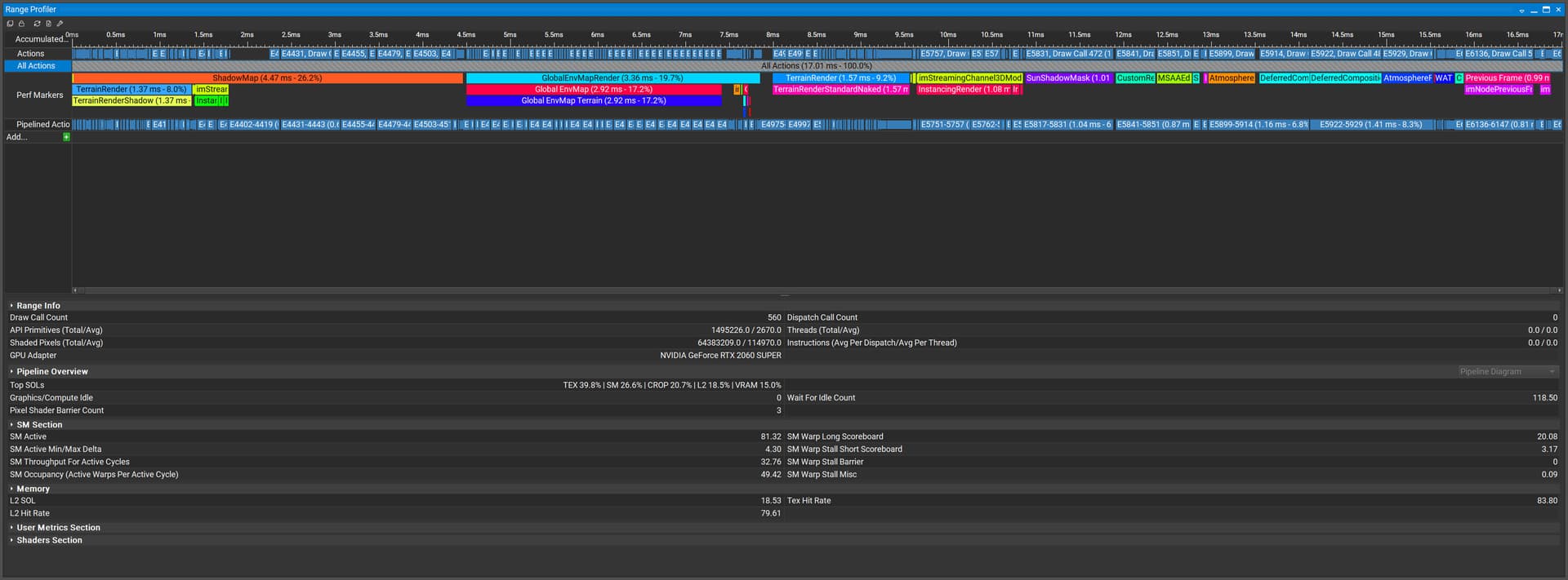 Inconsistent times when profiling Vulkan-based render engine compared to D3D11 profiling ...