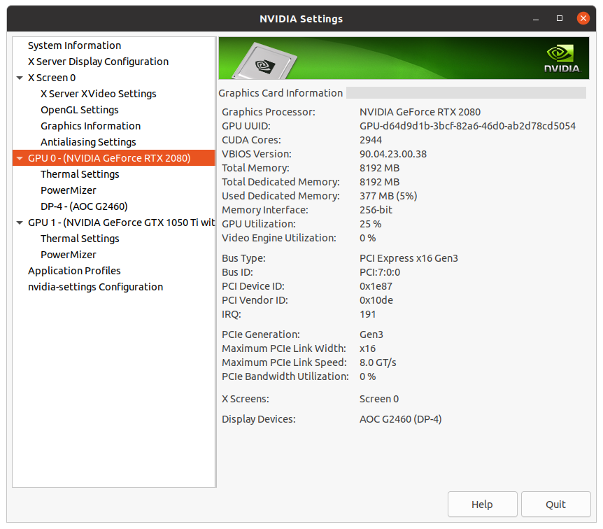 eGPU graphics driver for CUDA with Isaac Gym - Linux - NVIDIA Developer ...