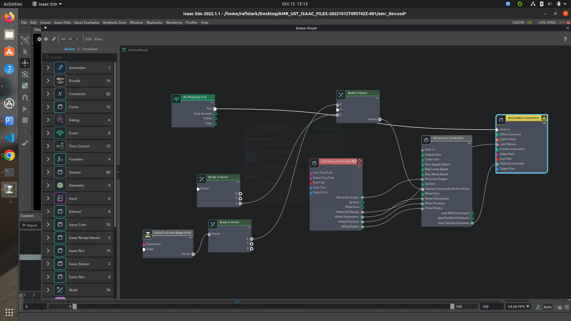 Development of a Meccannum wheel robot using ROS2 NAV2 - Isaac Sim - NVIDIA Developer Forums