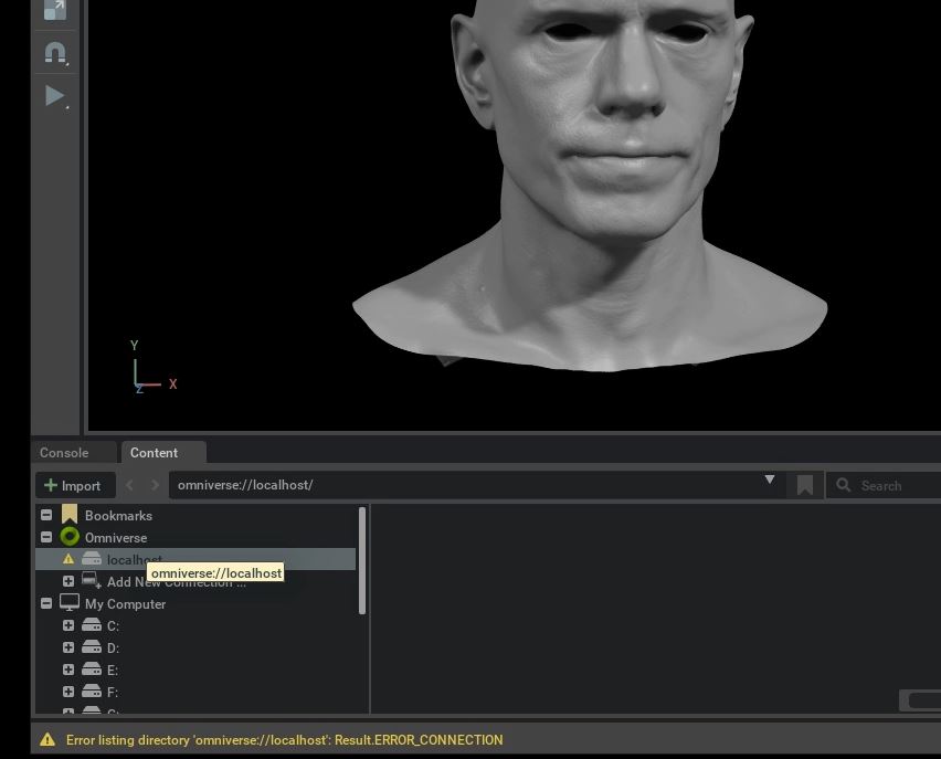 Connection issue - Audio2Face (closed) - NVIDIA Developer Forums
