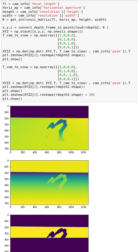 Inverse Depth Projection - Tutorial or code sample - Isaac Sim - NVIDIA ...