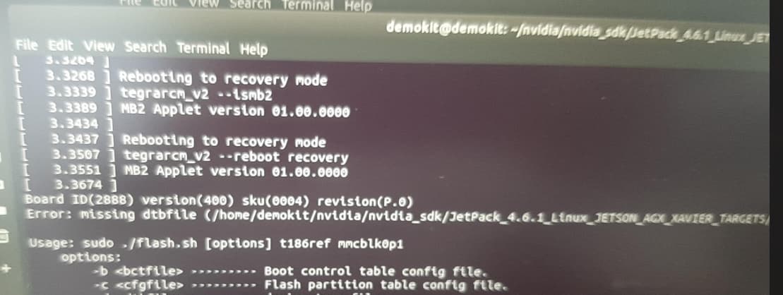 Kernel Flash fails with dtb missing error - Jetson AGX Xavier - NVIDIA Developer Forums