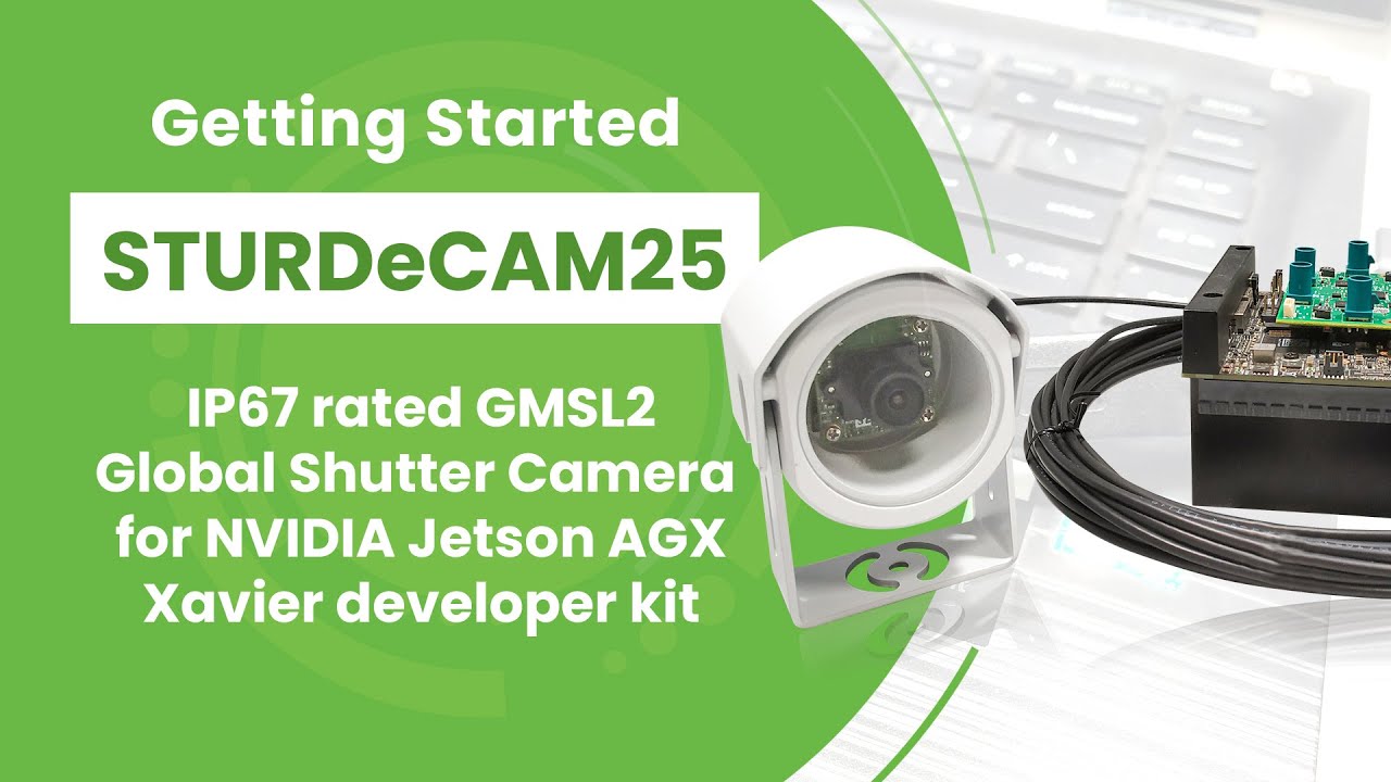 IP67 rated GMSL2 color Global Shutter camera for Jetson AGX Xavier ...