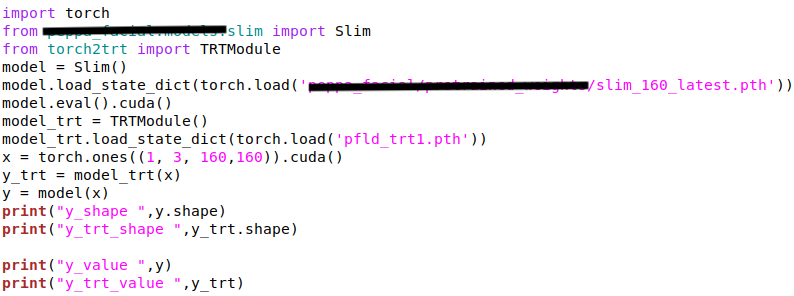 The Model Killed When I Try To Run Torch2trt Converted File Tensorrt Nvidia Developer Forums