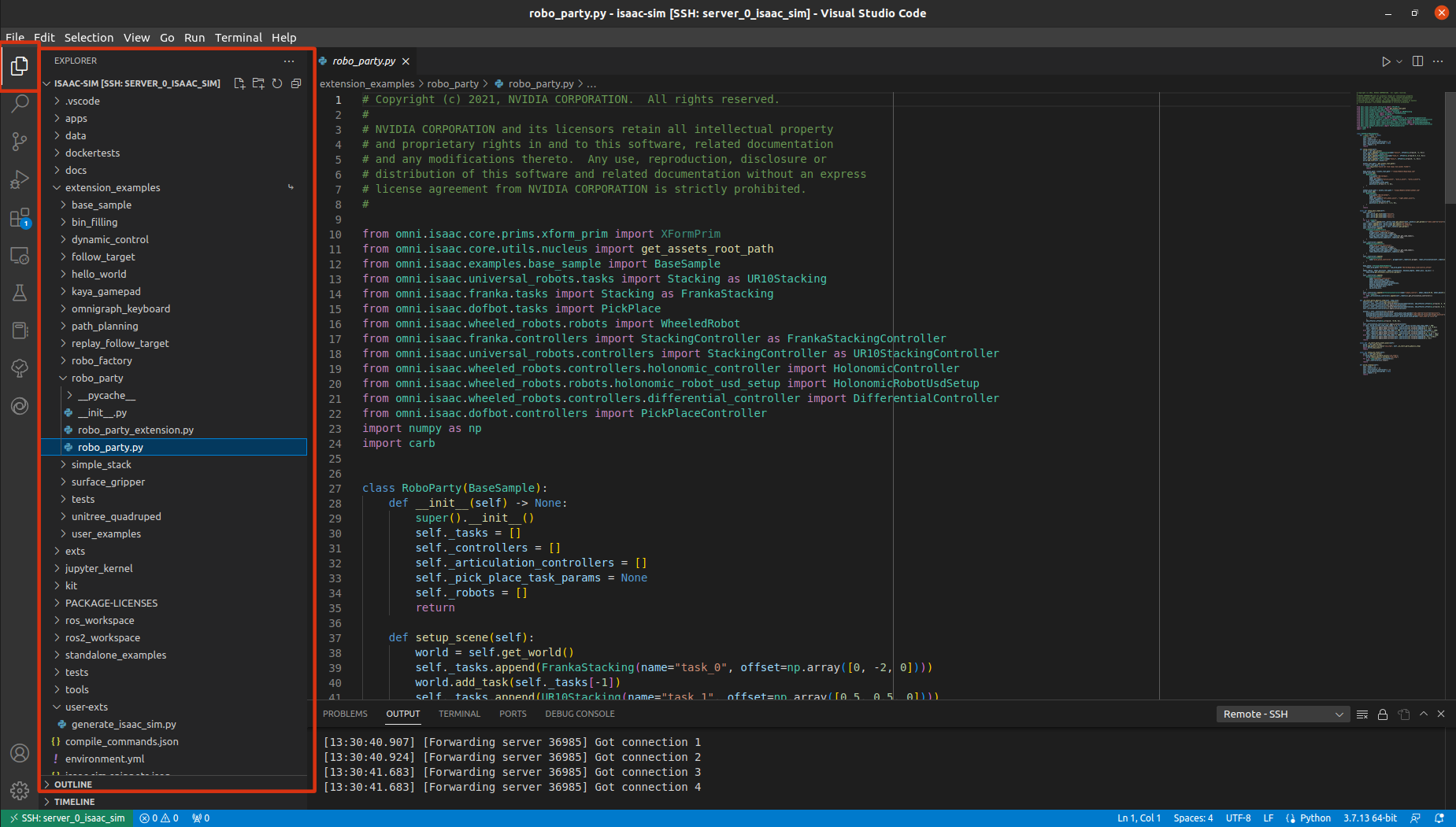 Cannot Open Source Code In Vs Code Isaac Sim Running On Aws Ec2 Instance Isaac Sim Nvidia