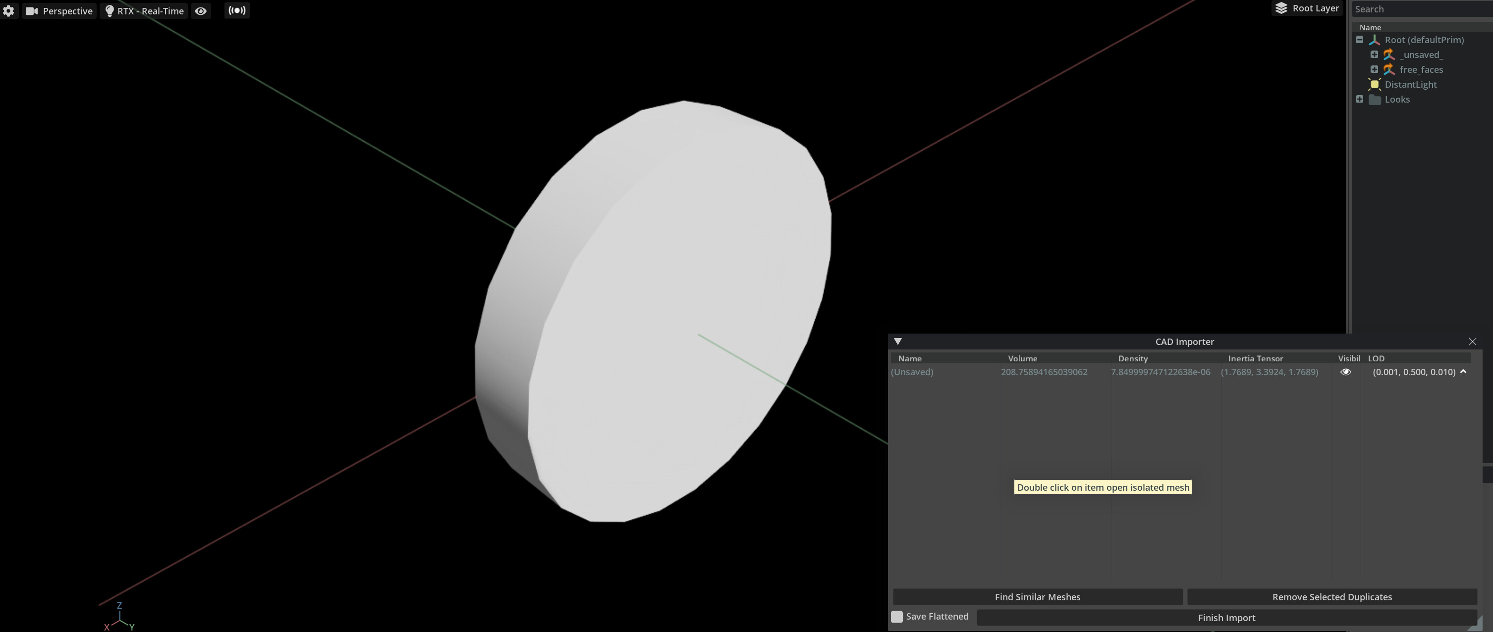 Issues with CAD importer - Samples & Examples - NVIDIA Developer Forums