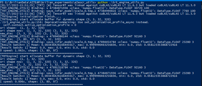 Dynamic Batch Tensor Rt Inference Output Is Incorrect Tensorrt Nvidia Developer Forums