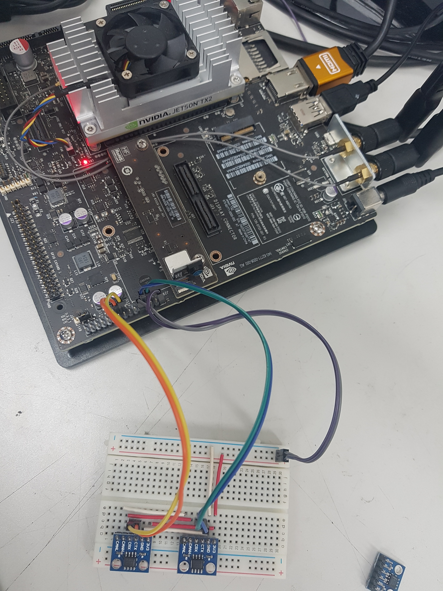 Jetson tx2 CAN communication tutorial Problem - Jetson TX2 - NVIDIA Developer Forums