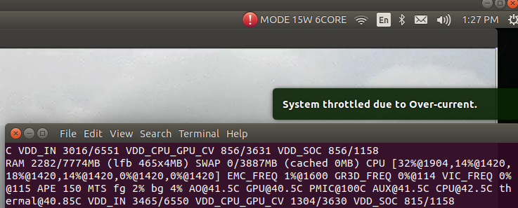 System throttled due to over-current? - Page 3 - Jetson Xavier NX - NVIDIA Developer Forums