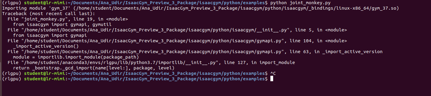Isaac Gym Preview 3 installation error - CUDA Setup and Installation - NVIDIA Developer Forums