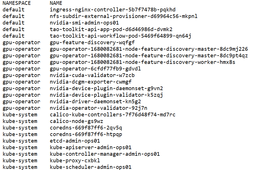 The training process of Tao-Toolkit-API unet is always in Inf status ... The training process of Tao-Toolkit-API unet is always in Inf status ...