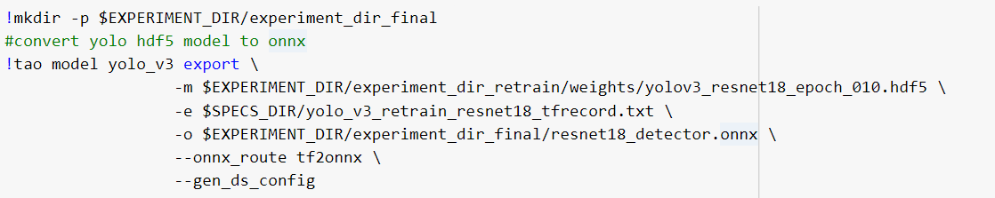 Convert hdf5 yolov3 model to onnx - TAO Toolkit - NVIDIA Developer Forums Convert hdf5 yolov3 model to onnx - TAO Toolkit - NVIDIA Developer Forums