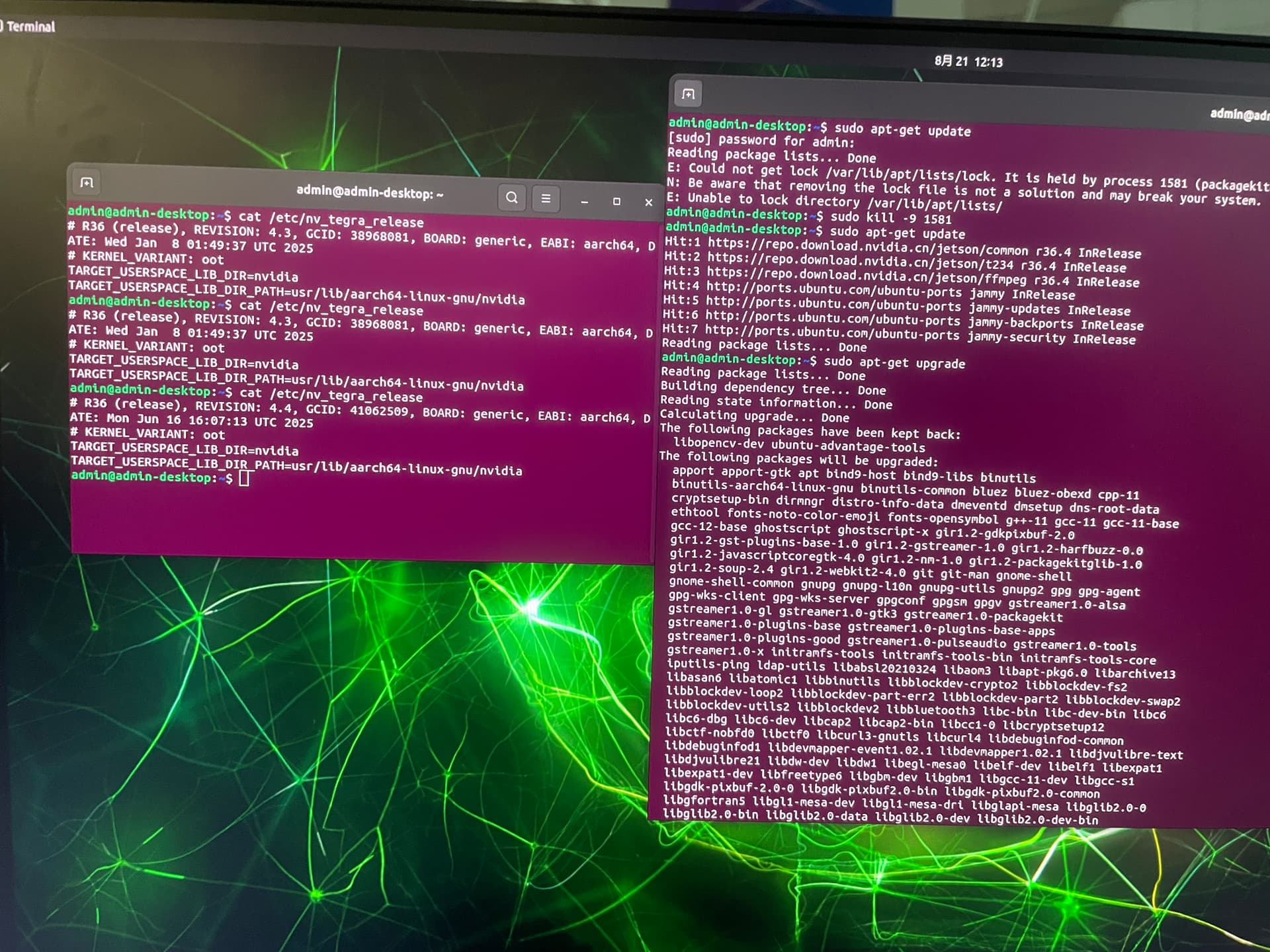 "sudo apt-get upgrade" fail - Jetson AGX Orin - NVIDIA Developer Forums